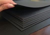China Anti-Curl Recycled Wood Pulp Black Paperboard 110-400 GSM for Shopping Bags for sale