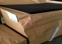 China Both Sides Coated Black Paperboard Stiffness 700 * 1000mm Black Cardboard Sheets for sale