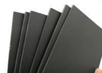 China 1mm / 1.5mm / 2mm / 3mm Thick Solid Black Paper Board For Painting Drawing Diary for sale