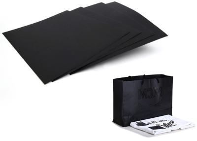 China 350gsm Recycled Black Paperboard for Shopping Bags 110-650gsm for sale