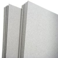 China Recycled Waste Paper Pulp Laminated Gray Board 1600gsm 2.51mm for Box for sale