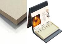 China Thickness laminated 3.4mm 2150gsm grey cardboard for desk calendar for sale