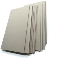 China High Smoothness Recycle Laminated Grey Board Uncoated For Hardcover Book Cover for sale