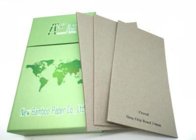 China Anti-Curl Laminated Grey Paperboard 2mm 1200gsm Thickness for Boxes and Covers for sale