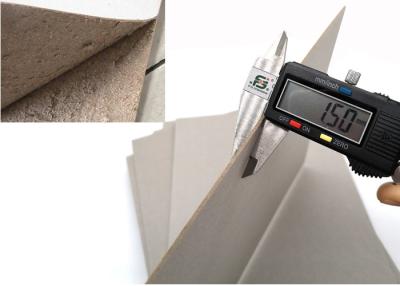 China Grey Paperboard Sheet 1.5mm Thickness 320-3000gsm Mixed Pulp for Book Cover Packaging for sale