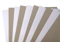 China Strong Stiffness Foldable Grey Back Whiteboard Paper 410g 787x1092mm One Side Offset for sale