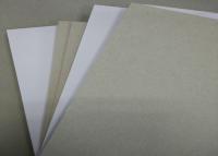 China Strong and Folding Resistance Whiteboard Paper One Side Offset Paper with Grey Back for sale