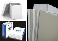 China 6% - 8% Moisture Smooth Duplex Paper Board White Coated Grey Back Offset Printing for sale