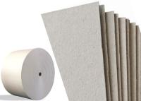 China Uncoated Carton Gray Paper Roll / Cardboard Sheets For Laminated Paper Board for sale