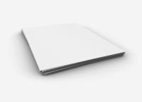 China Strong Stiffness Foldable Grey Back Whiteboard Paper 410g 787x1092mm One Side Offset for sale