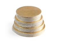 China Customize gold and silver back foil laminated grey paperboard for cake boards for sale
