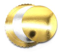 China Customize gold and silver back foil laminated grey paperboard for cake boards for sale