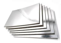 China High Quality Recycled Cardboard Paper Metalized Silver Paperboard for sale