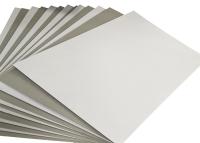 China Recycled Grey Back Duplex Paper Sheet 250-450gsm for Packaging Boxes for sale