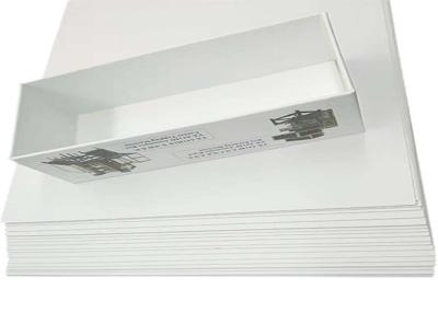 China Two Side Coated 450gsm White Back Duplex Board Paper for Packaging Boxes for sale