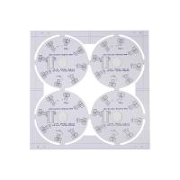 China OEM Square 94v0 ROHS LED Light PCB Board Min. Hole Size 0.1mm for sale