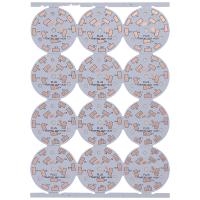 China Aluminum AC220V LED Printed Circuit Board Round Square Custom Dime for sale