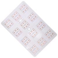 China Thick 1.0mm 1.6mm Single Sided PCBs OSP LED Light Circuit Boards for sale