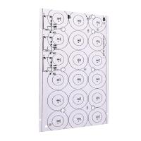 China SMD LED Lighting Double Layer PCB Board Min Line Width 0.1mm for sale
