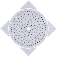China Thermal Expansion OSP 3mil Round LED PCB Board For LED Lighting for sale