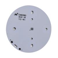 China Round HASL ENIG Custom LED PCB 94V0 Electronics Circuit Board for sale