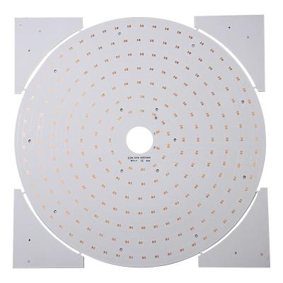 China Min PTH Copper Thickness 25um LED PCB Board 24w Round LED Panel for sale