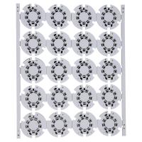 China Min Trace Width 0.15mm LED Light Bar Circuit Board SMD Aluminum PCB for sale