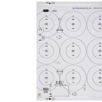 China Led bulb circuit board SMD Double Sided PCB 1000W LED Panel Board for sale