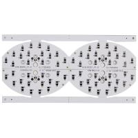 China Vehicle Light Thick 2.0mm Single Sided PCBs Round LED Circuit Board for sale