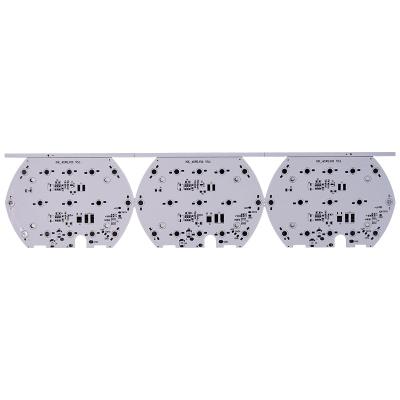 China OSP HASL Lead Free ENIG Aluminium PCB For LED Mechanical Hole 0.15mm for sale