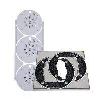 China 94v0 Thickness 0.8mm 2.0mm LED Strip PCB Board Aluminium Core for sale