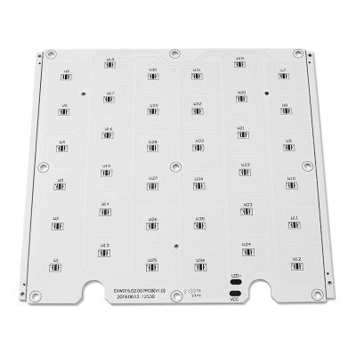 China Custom Aluminum Base 1.6mm DOB MCPCB Board For LED Panel Light for sale