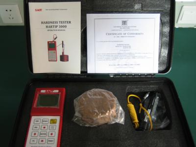 China 960 Data ASTM A956 HARTIP3000 Leeb Hardness Tester With Probe E For Large Work Pieces for sale