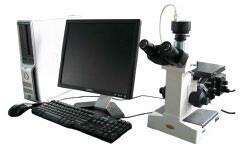 China Polarizing Trinocular Practical Metallurgical Microscope SM400 with 6v 30w Illuminator For Colleges / Factories for sale