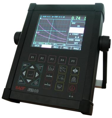 China Metal Housing Led Digital Ultrasonic Flaw Detector For Nondestructive Testing for sale