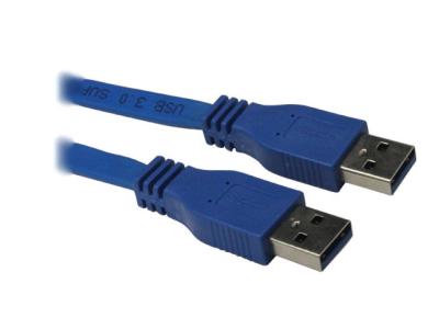China GOOD Quality & good price Flat USB 3.0 cable AM TO AM Straight for sale