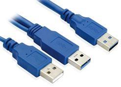 China USB3.0 Y cable,male to male 1m for sale