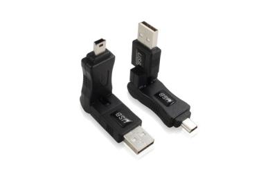 China Portable 360 degree rotatable mini USB to USB AM Adjustible Adapter for sale