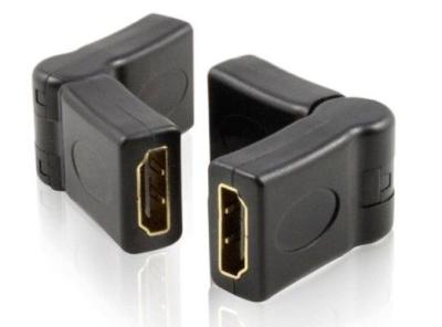 China New 180 degree 19 PIN HDMI Adapter female to female Coupler Converter M/F for sale