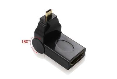 China factory wholesale 180 degree rotatable HDMI to Mini HDMI adapter/HDMI A TO HDMI D for sale