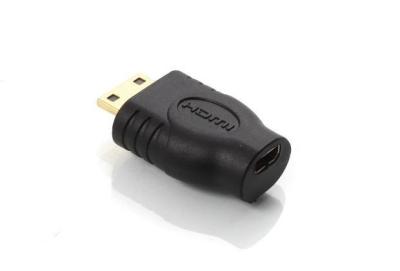 China micro hdmi female adapter,mini hdmi M to micro hdmi F adapter for digital camera for sale