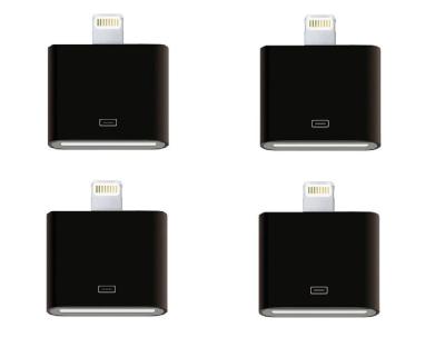 China Fashionable 30 Pin to 8 Pin Data Sync Adapter for iPhone 5 5s 5c iphone4 cable cord black for sale