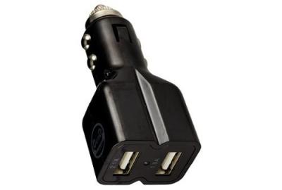 China CoverBot DUAL USB 3.1A 15w High Output Car Charger black with Heavy Duty Socket Connector for sale
