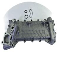 China Qingling 700P FTR 4HK1 140TF Silver Oil Radiator Assembly 460x210x90mm for sale