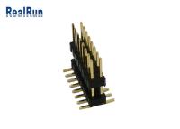 China Low Current Pin Header Connector 2.54mm 16 Pos Dual Row Vertical Type Gold SMD 3A for sale