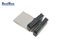 China 2.54mm Flat Ribbon IDC Flat Cable 2x10P Wire To Board IDC Female Header Connector for sale