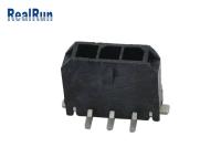 China LCP UL 94V-0 3 Pin Header Connector Vertical SMD Matte Tin Plated 2-1445053-3 for sale