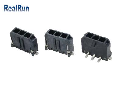 China LCP UL 94V-0 3 Pin Header Connector Vertical SMD Matte Tin Plated 2-1445053-3 for sale