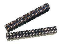 China 2.54mm Round Pin Female Header DIP Type Straight For Medical Equipment for sale