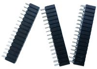 China 2.54mm Round Pin Female Header DIP Type Straight For Medical Equipment for sale